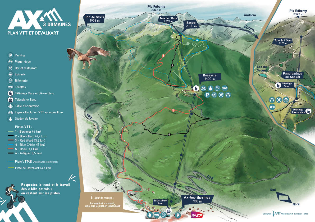 Ax 3 Domaines - station estivale dans les Pyrénées